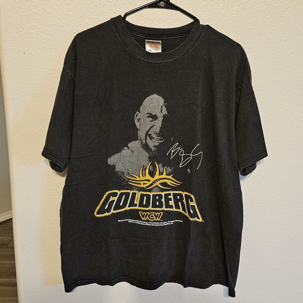 1998 Goldberg Wcw Wrestling T-Shirt - Gem